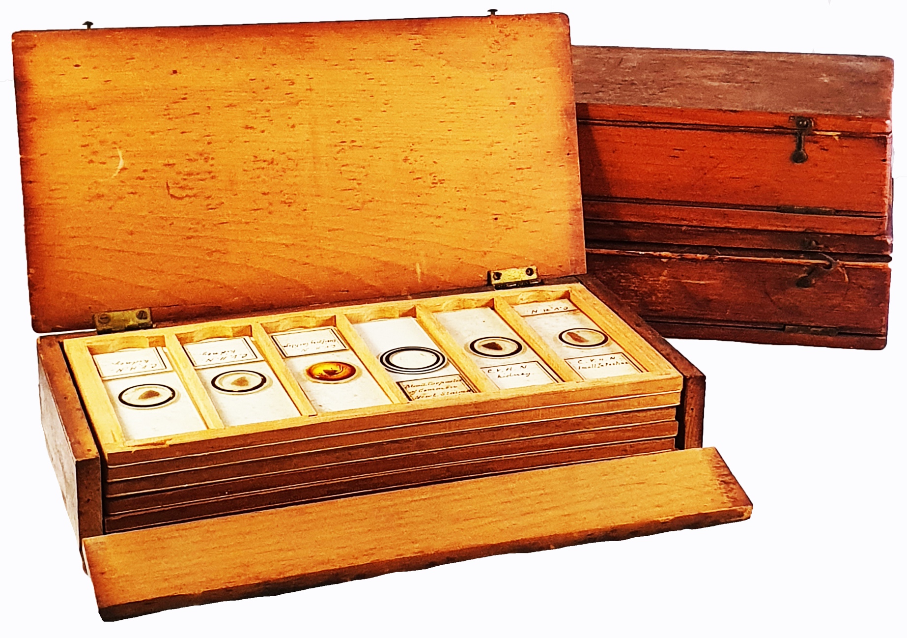 A picture containing text, wooden, container, boxDescription ...