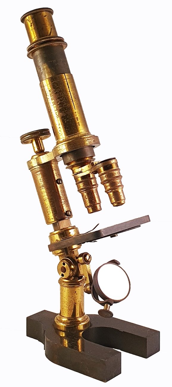 Microscope 205 (C. Baker; medical microscope; c. 1880)