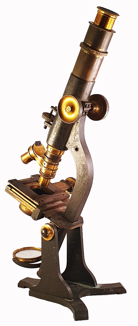 Microscope 235 (William Ladd; hospital or student microscope; c. 1860)