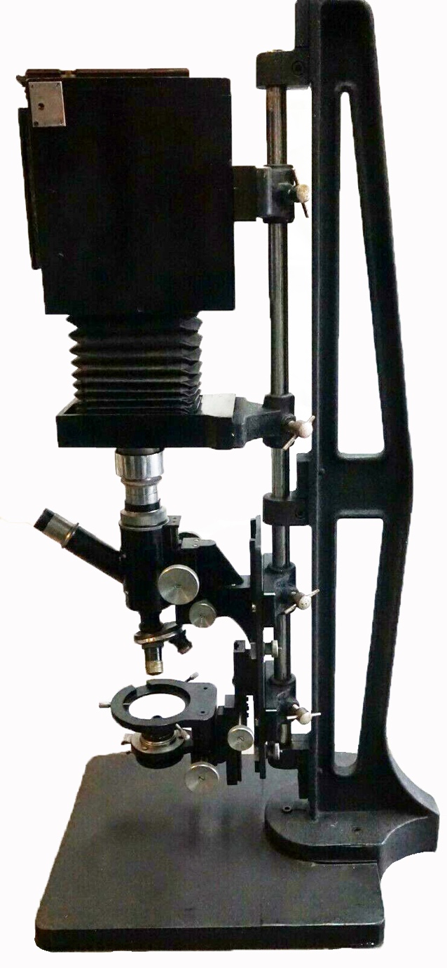 Microscope 247 (W. Watson & Sons; microphotographic apparatus; 1950s)
