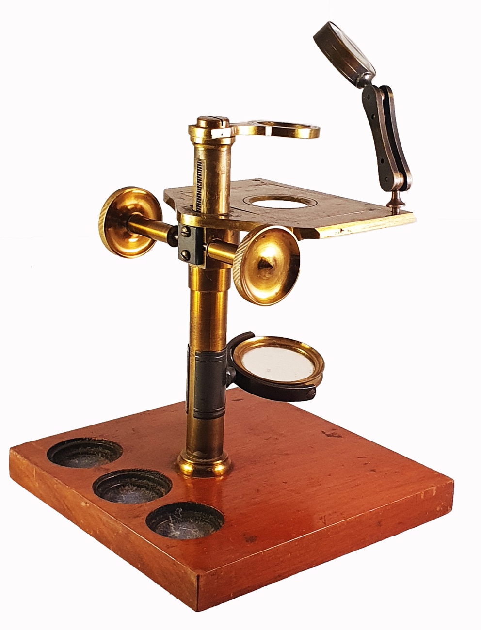 Microscope 257 (unassigned maker; dissecting microscope; late 19th century)